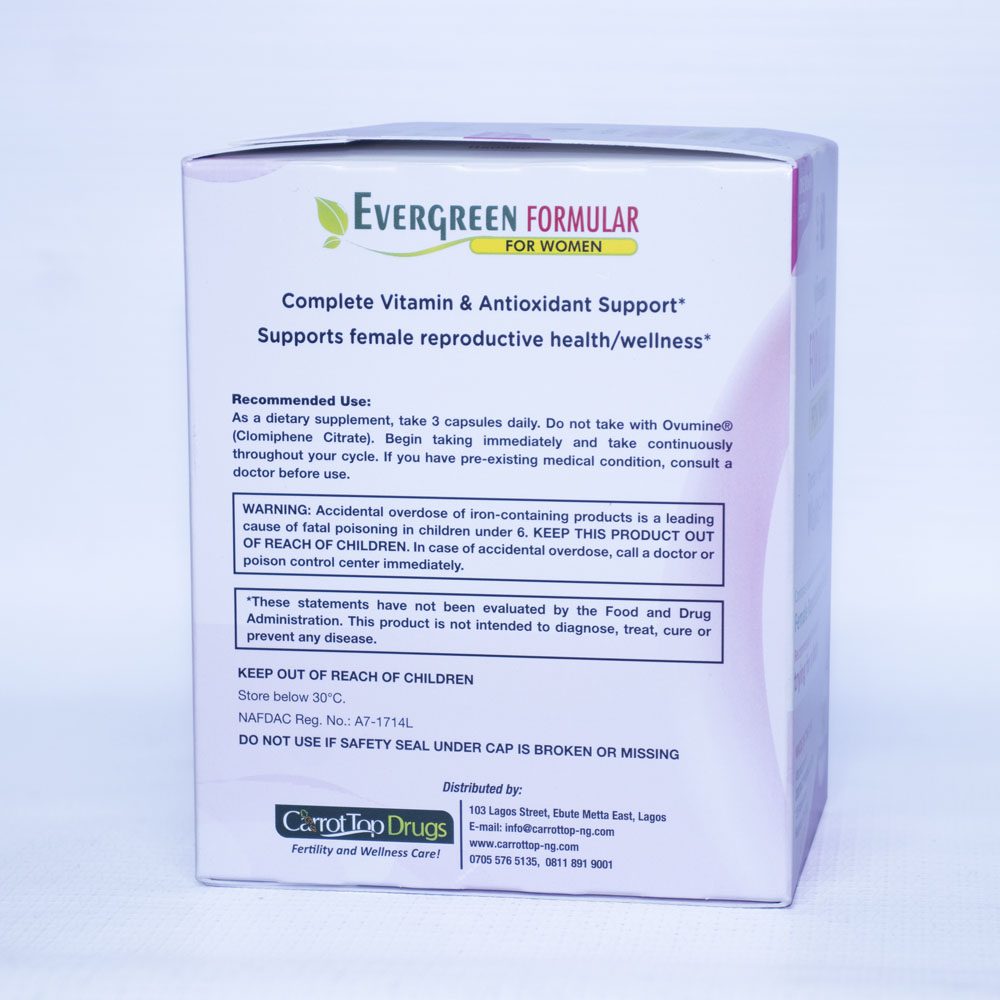 Evergreen Formular for Women – Evergreen Naturale