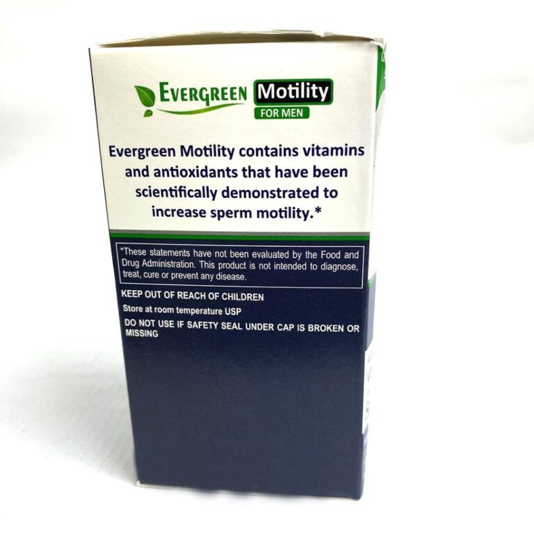 Evergreen Motility for Men (Sperm Motility Solution) - Evergreen Naturale
